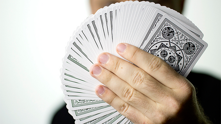 White Tally-Ho Fan Back Playing Cards – PlayingCardDecks.com