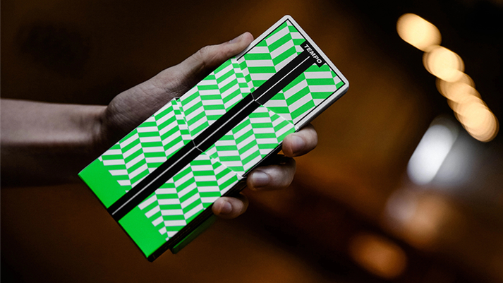 Tempo Green Playing Cards – PlayingCardDecks.com