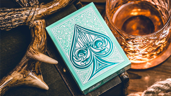 Sanctuary (Cyan) Playing Cards – PlayingCardDecks.com