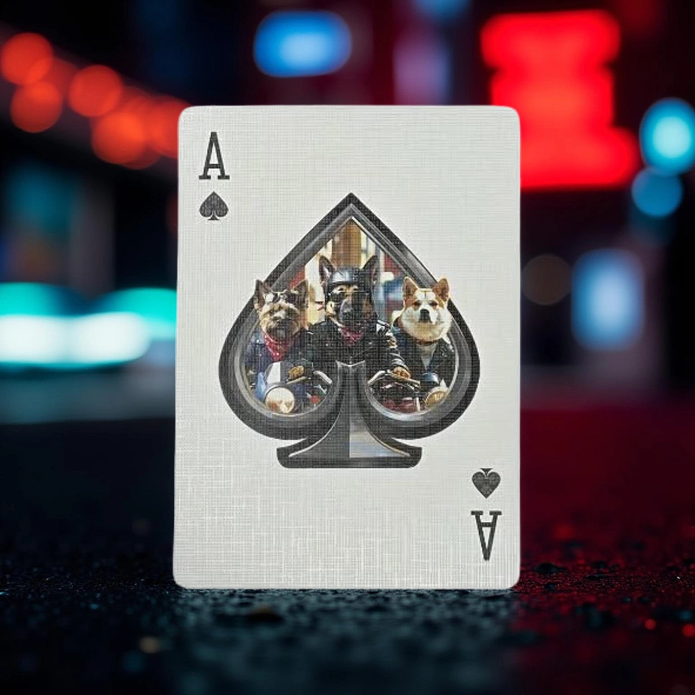 Biker Dogs Playing Cards – PlayingCardDecks.com