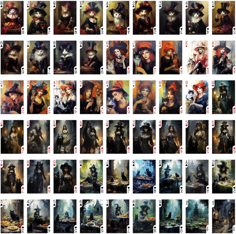 WICCA WITCH Playing Cards by FlonzGift – PlayingCardDecks.com