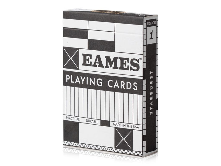 Eames "Starburst" Playing Cards - Black Edition – PlayingCardDecks.com