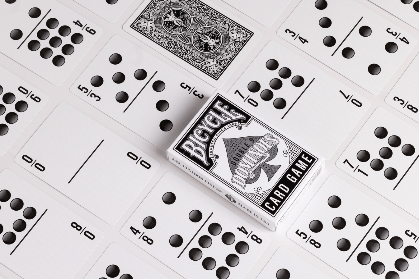Double 9 Dominoes Cards by Bicycle – PlayingCardDecks.com