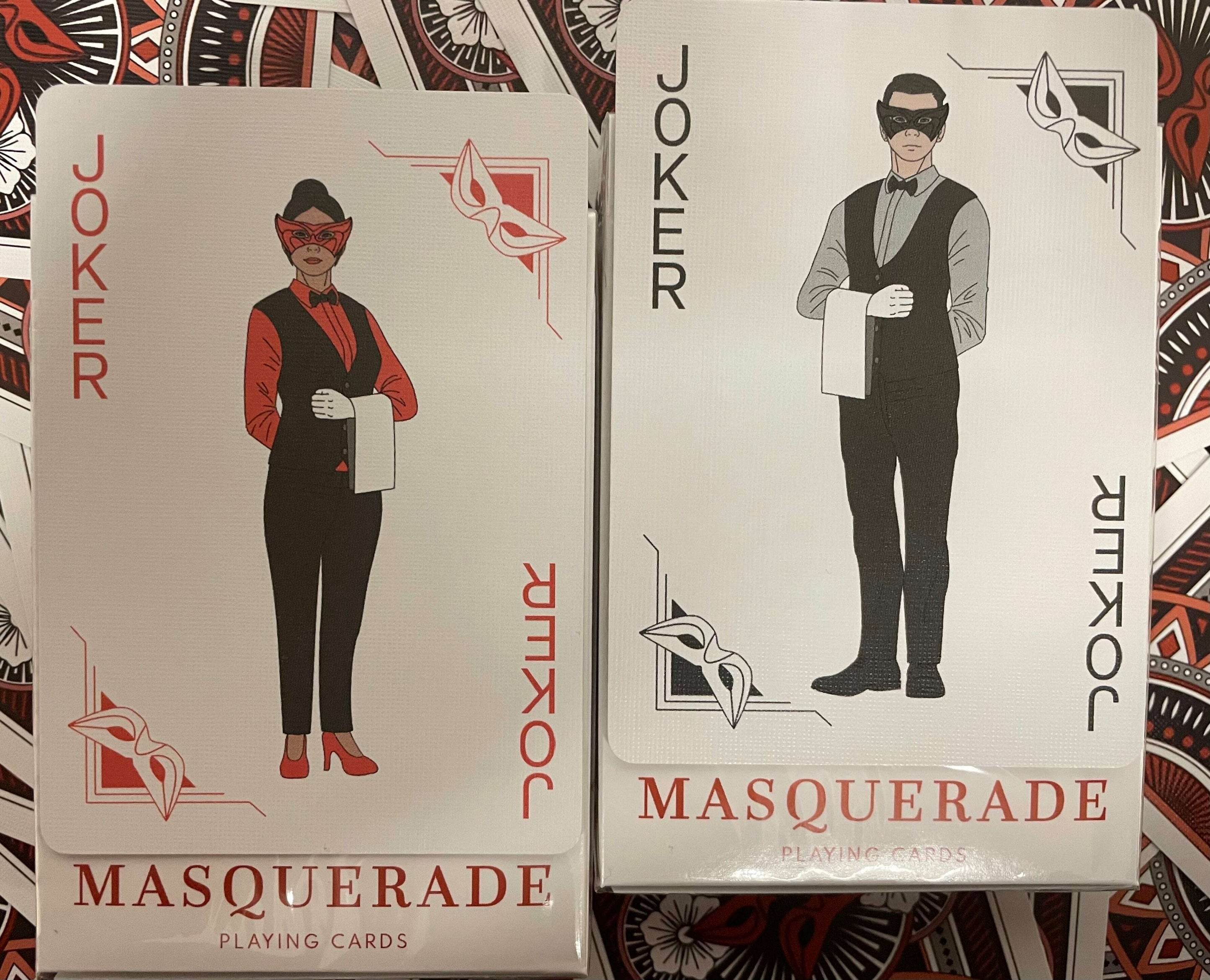 Gilded Masquerade Bicycle Playing Cards – PlayingCardDecks.com