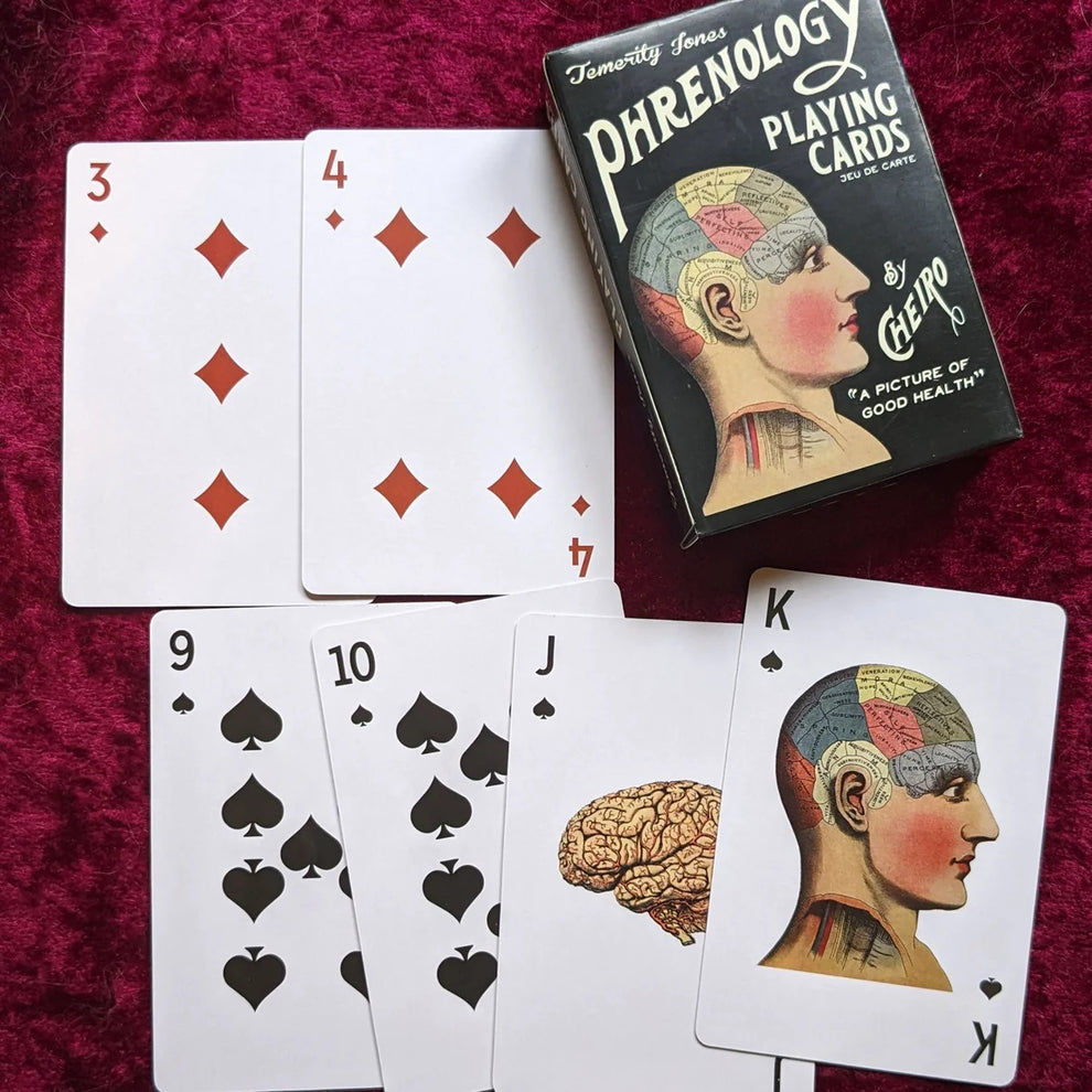 Palmistry & Phrenology Collectible Playing Cards by Temerity Jones of ...