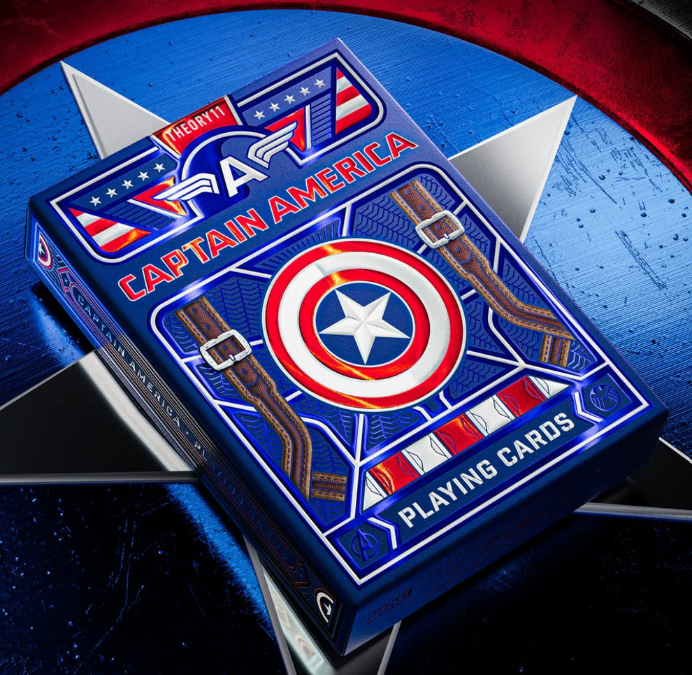 Captain America Playing Cards by Theory11 - I Can Shuffle These All Da ...