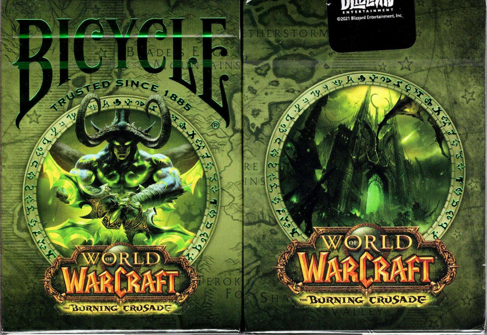 World of Warcraft Burning Crusade Bicycle Playing Cards ...