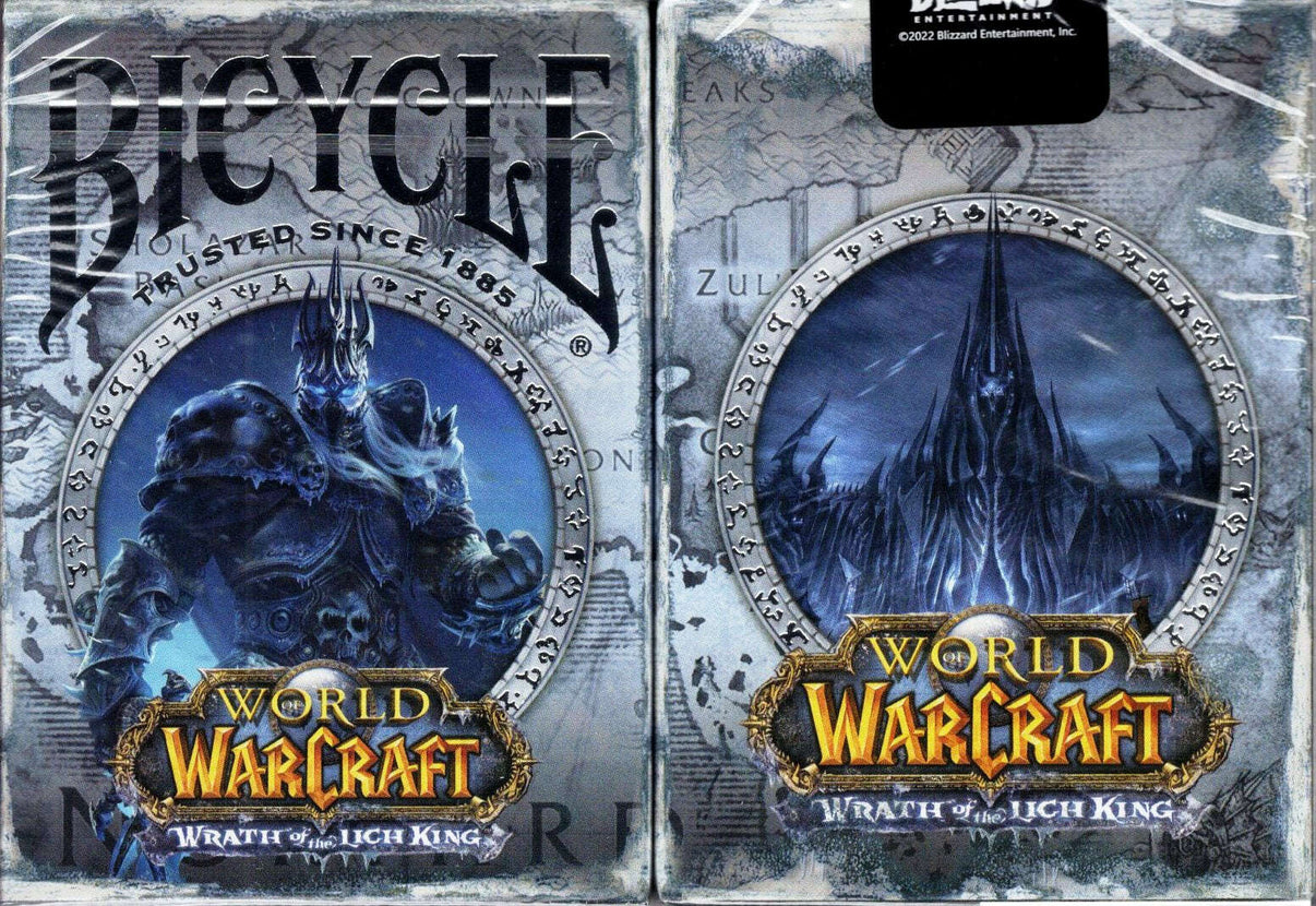 World of Warcraft Wrath of the Lich King Bicycle Playing Cards ...