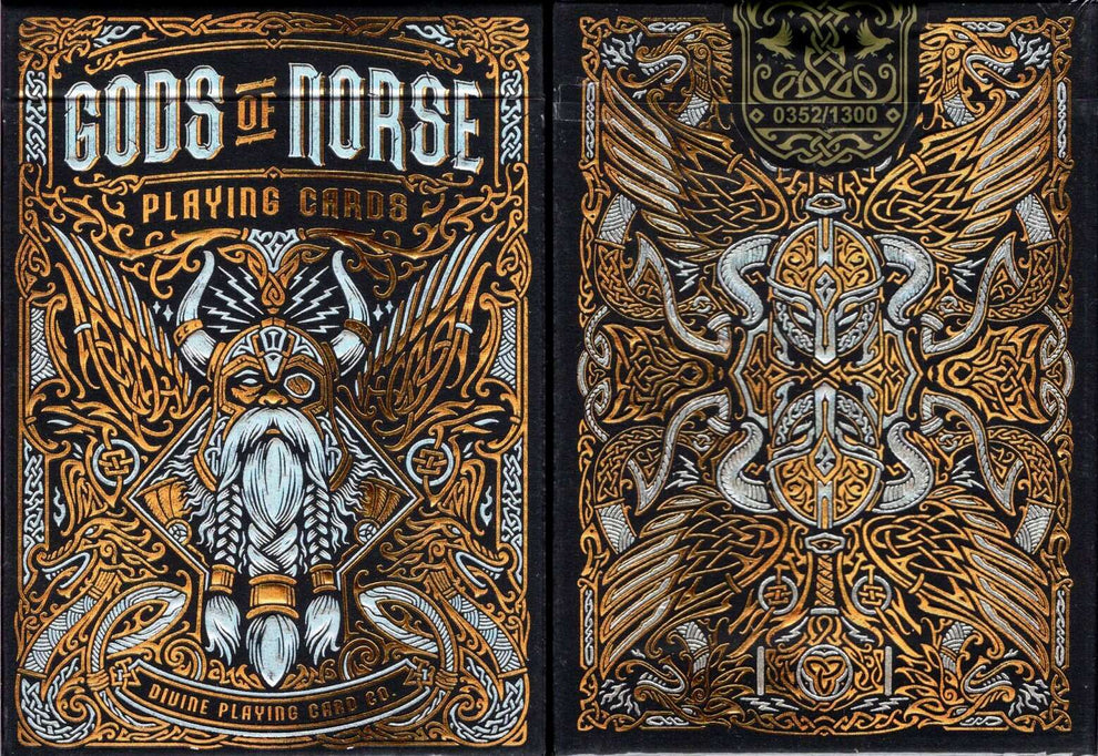 Gods of Norse Odin’s Trophy Holographic Playing Cards TPCC ...