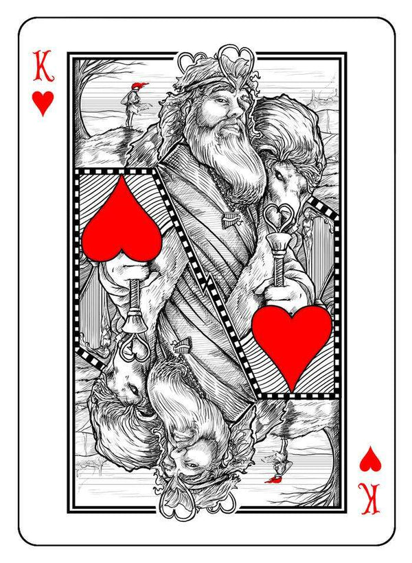 White Rabbit Bicycle Playing Cards | PlayingCardDecks.com
