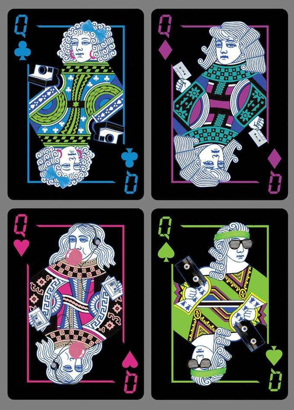Radical 80s v2 Bicycle Playing Cards – PlayingCardDecks.com