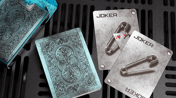 Metal Rider Back Blue Bicycle Playing Cards – PlayingCardDecks.com
