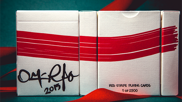 Red Stripe Playing Cards HCPC | PlayingCardDecks.com
