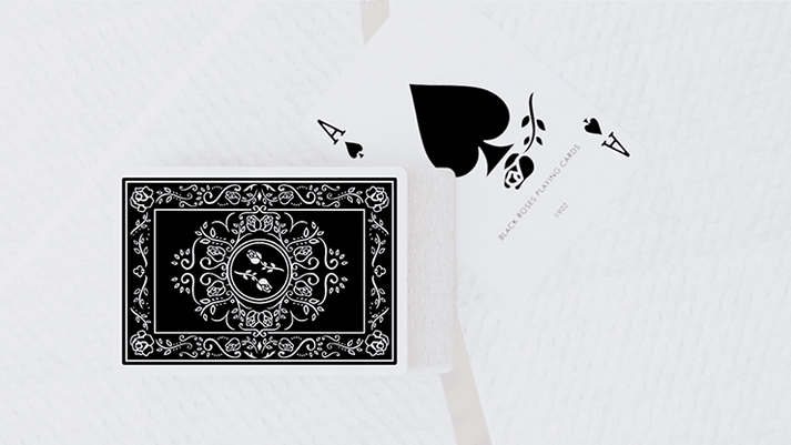 Black Roses Playing Cards USPCC – PlayingCardDecks.com