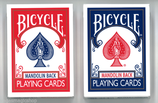 Mandolin 809 Red & Blue Back 2 Deck Set Bicycle Playing Cards ...