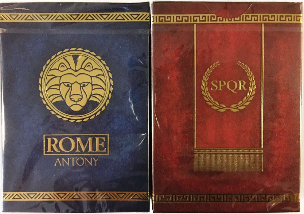ROME: Antony & Caesar 2 Deck Set Playing Cards Poker Size LPCC Custom ...