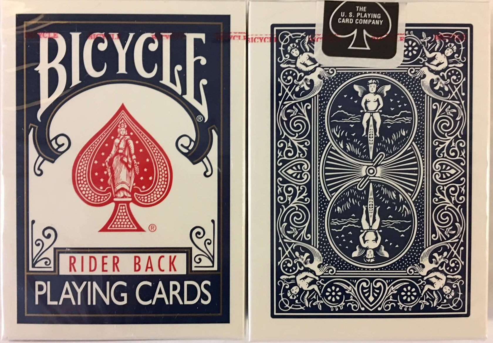 Blue Rider Back Bicycle Playing Cards Poker Size Deck USPCC New Sealed ...
