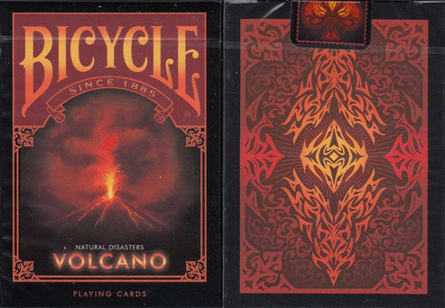 Volcano Bicycle Playing Cards Poker Size Deck USPCC Natural Disasters ...