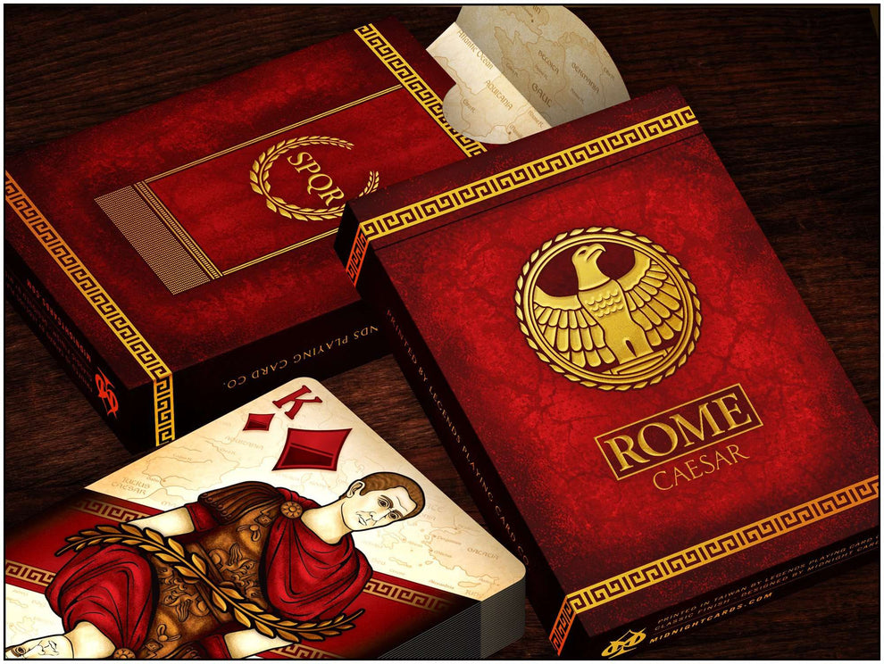 ROME: Antony & Caesar 2 Deck Set Playing Cards Poker Size LPCC Custom ...