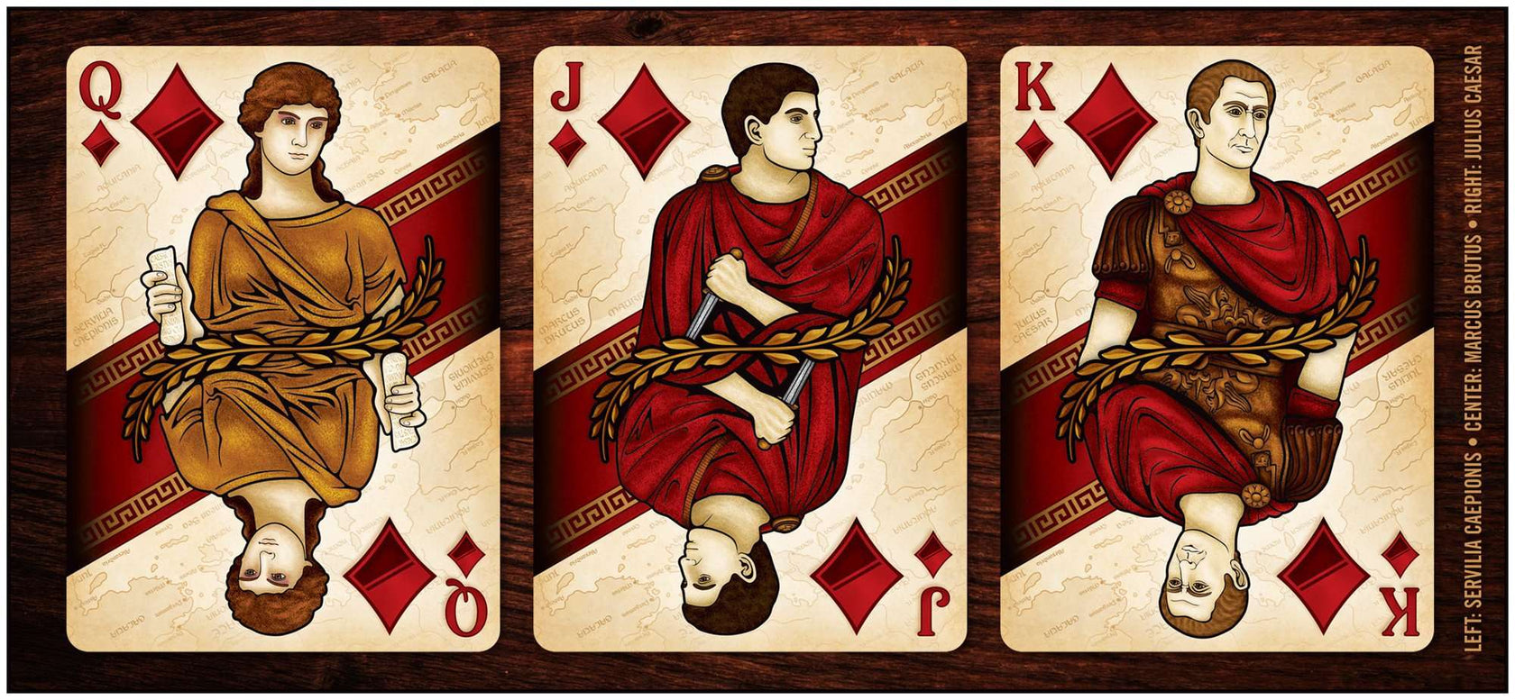 ROME: Antony & Caesar 2 Deck Set Playing Cards Poker Size LPCC Custom ...