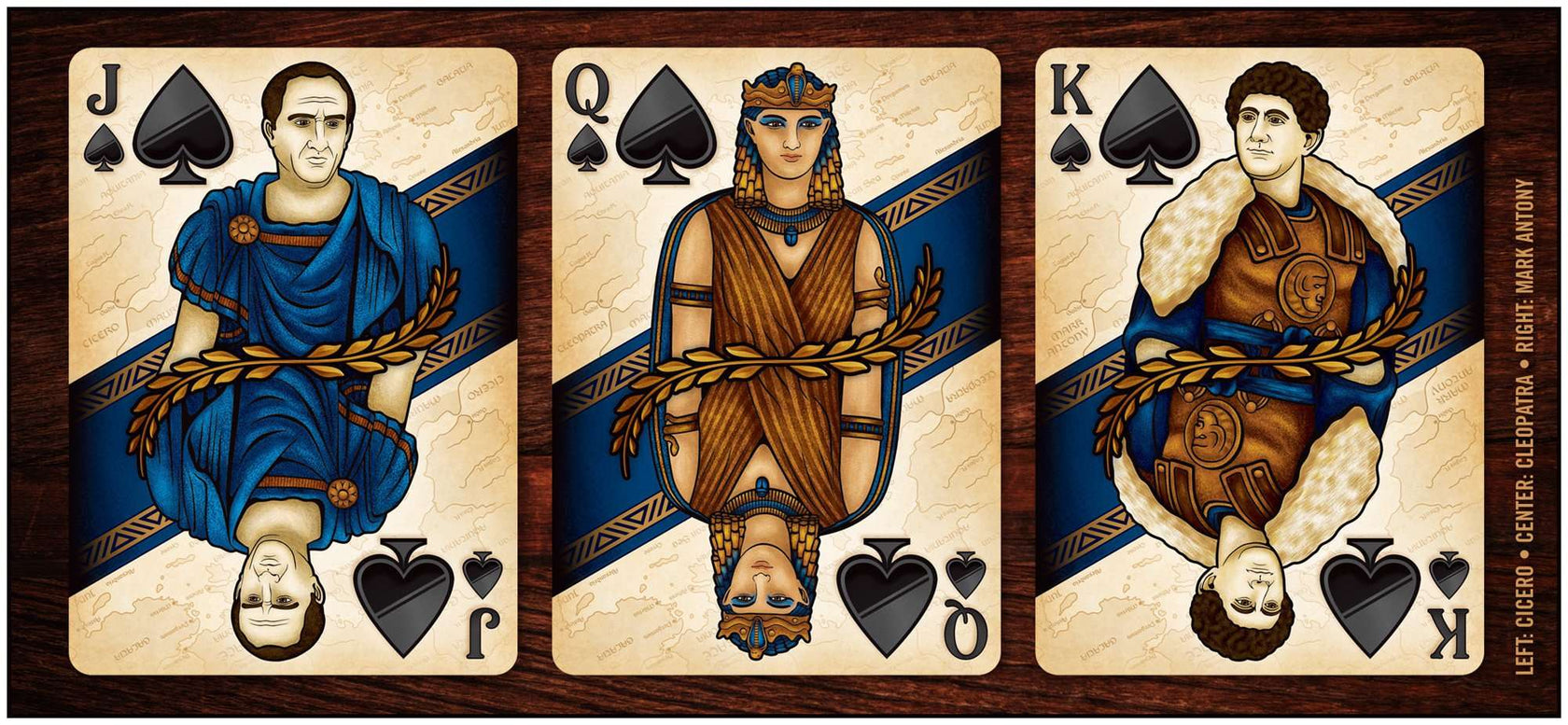 ROME: Antony & Caesar 2 Deck Set Playing Cards Poker Size LPCC Custom ...