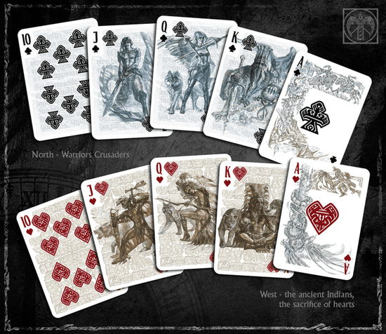 Heroes of the Nations Playing Cards USPCC – PlayingCardDecks.com