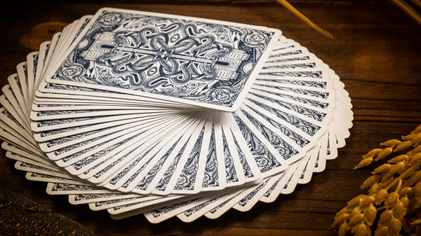 Babylon Cerulean Blue Playing Cards TPCC – PlayingCardDecks.com