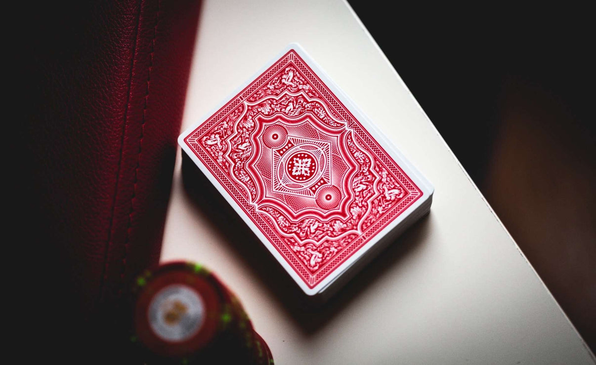 Cohort Red v2 Marked Playing Cards Cartamundi – PlayingCardDecks.com
