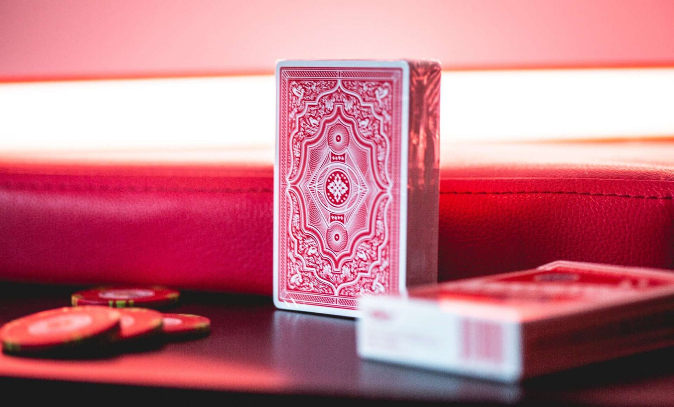 Cohort Red v2 Marked Playing Cards Cartamundi – PlayingCardDecks.com