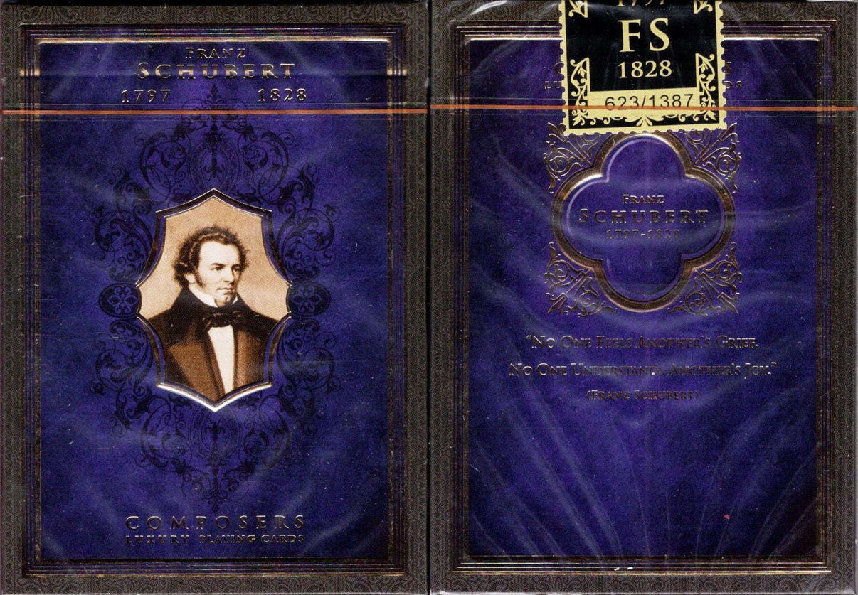 Composers Schubert Playing Cards NPCC – PlayingCardDecks.com