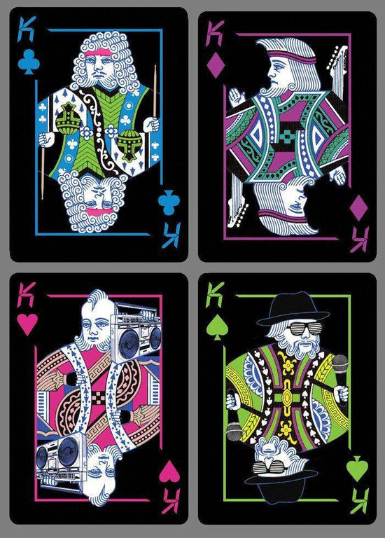 Radical 80s v2 Bicycle Playing Cards – PlayingCardDecks.com