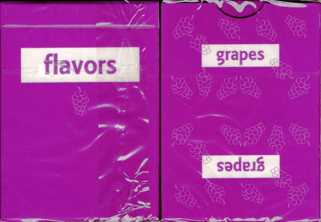 Flavors Grape Playing Cards Cartamundi – PlayingCardDecks.com