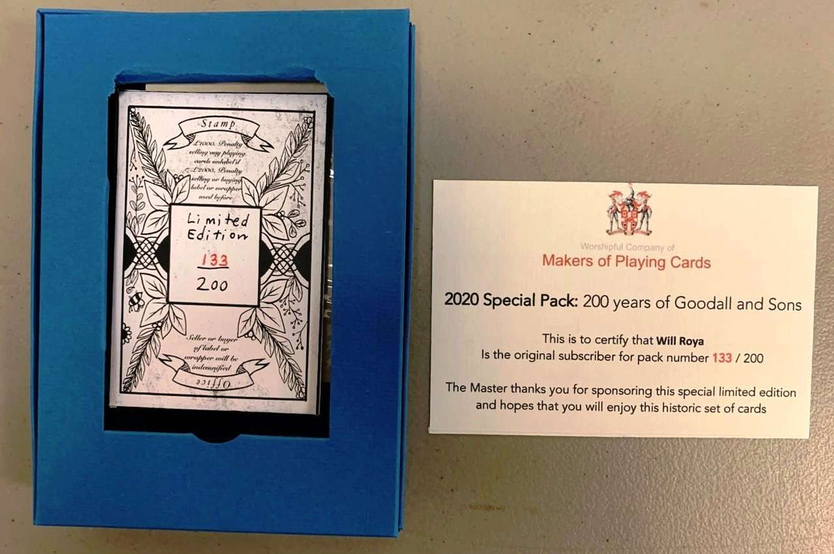 Goodall 200th Anniversary Playing Cards Cartamundi – PlayingCardDecks.com