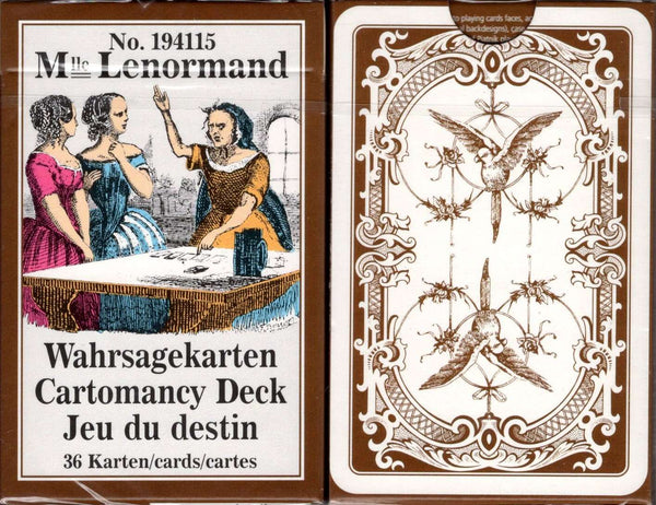 Mlle Lenormand Cartomancy Fortune Cards Piatnik – PlayingCardDecks.com
