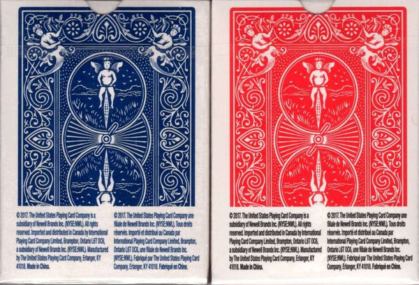 Mini Bicycle Rider Back Playing Cards - 2 Deck Set – PlayingCardDecks.com