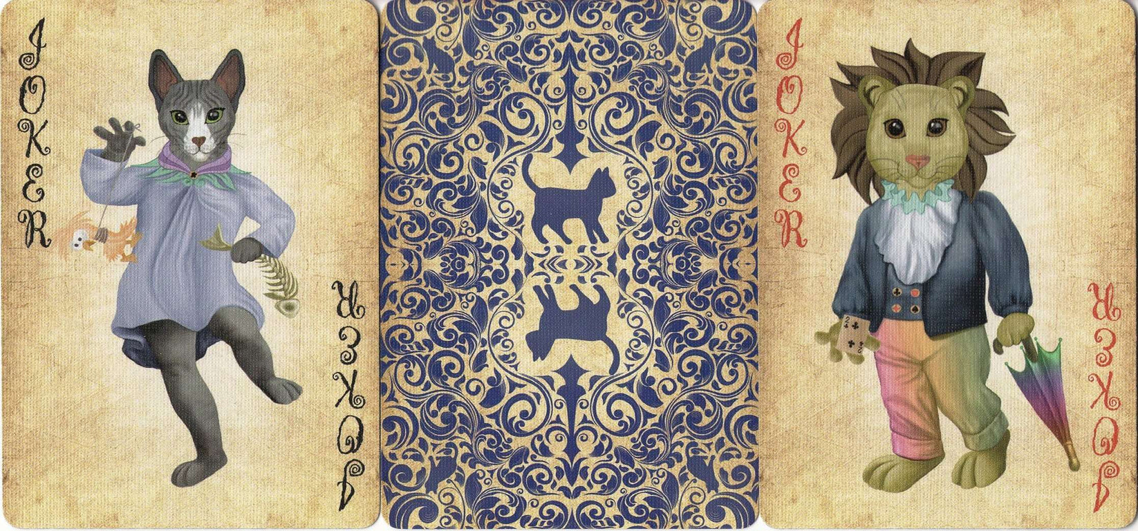 Friendly Felines Playing Cards USPCC – PlayingCardDecks.com