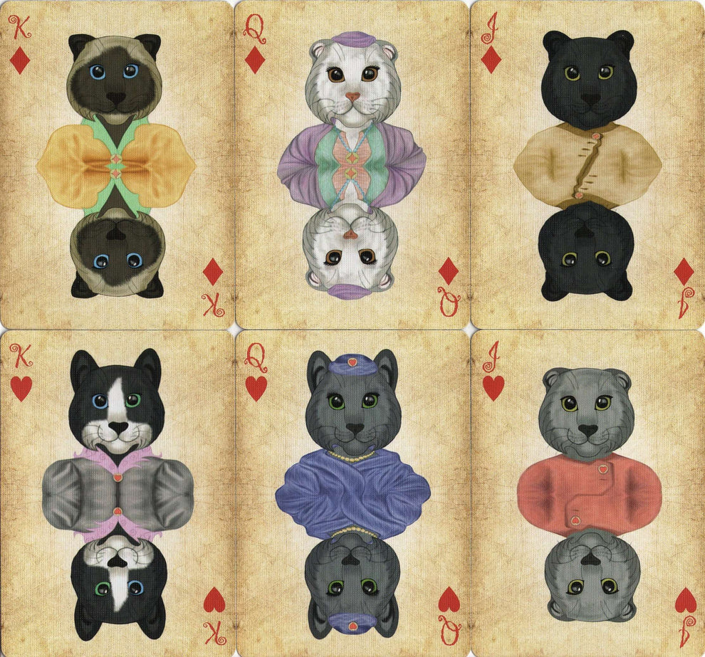 Friendly Felines Playing Cards USPCC – PlayingCardDecks.com