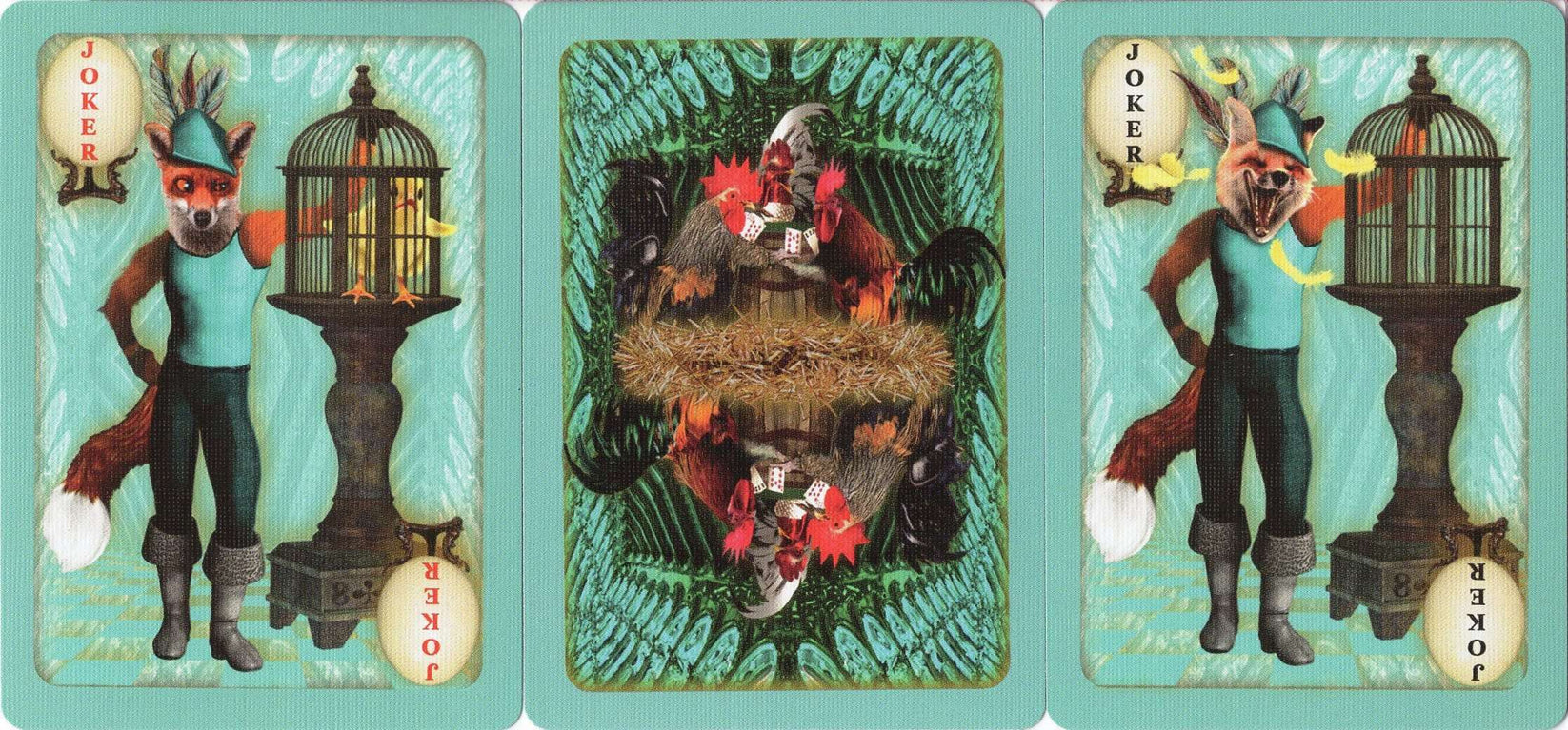 Chicken Playing Cards USPCC – PlayingCardDecks.com