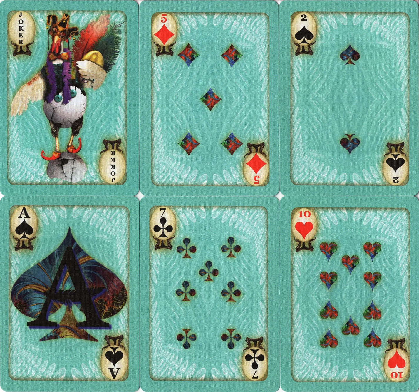 Chicken Playing Cards USPCC – PlayingCardDecks.com