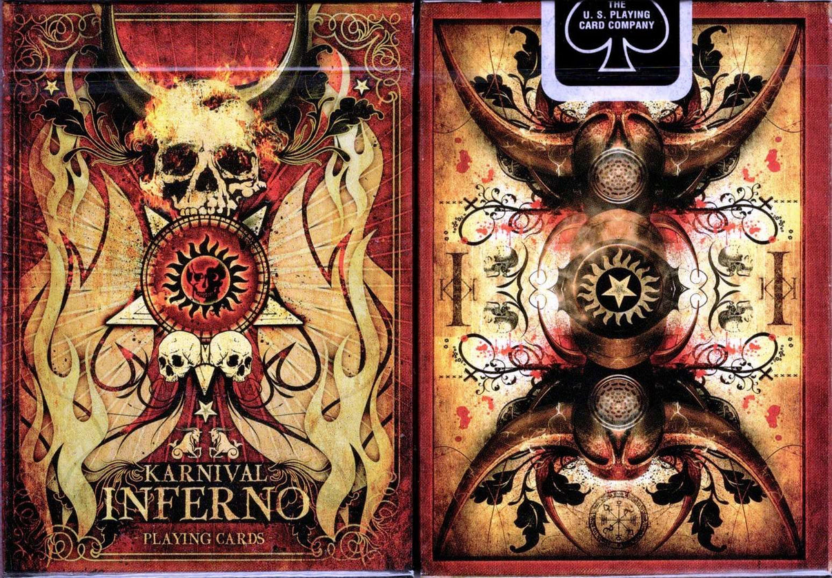 Karnival Inferno Playing Cards USPCC – PlayingCardDecks.com