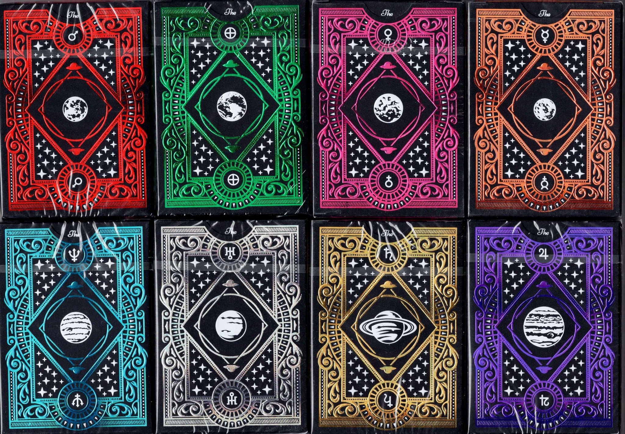 The Planets: 8 Deck Set USPCC – PlayingCardDecks.com