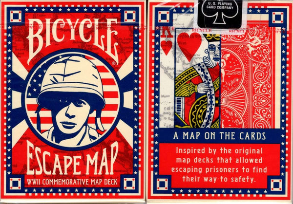 Escape Map Bicycle Playing Cards – PlayingCardDecks.com