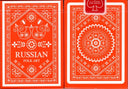 Russian Folk Art Red Playing Cards USPCC – PlayingCardDecks.com