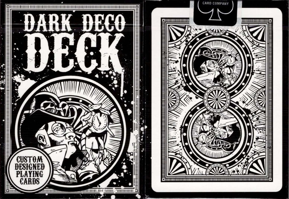 Dark Deco Deck Playing Cards USPCC – PlayingCardDecks.com