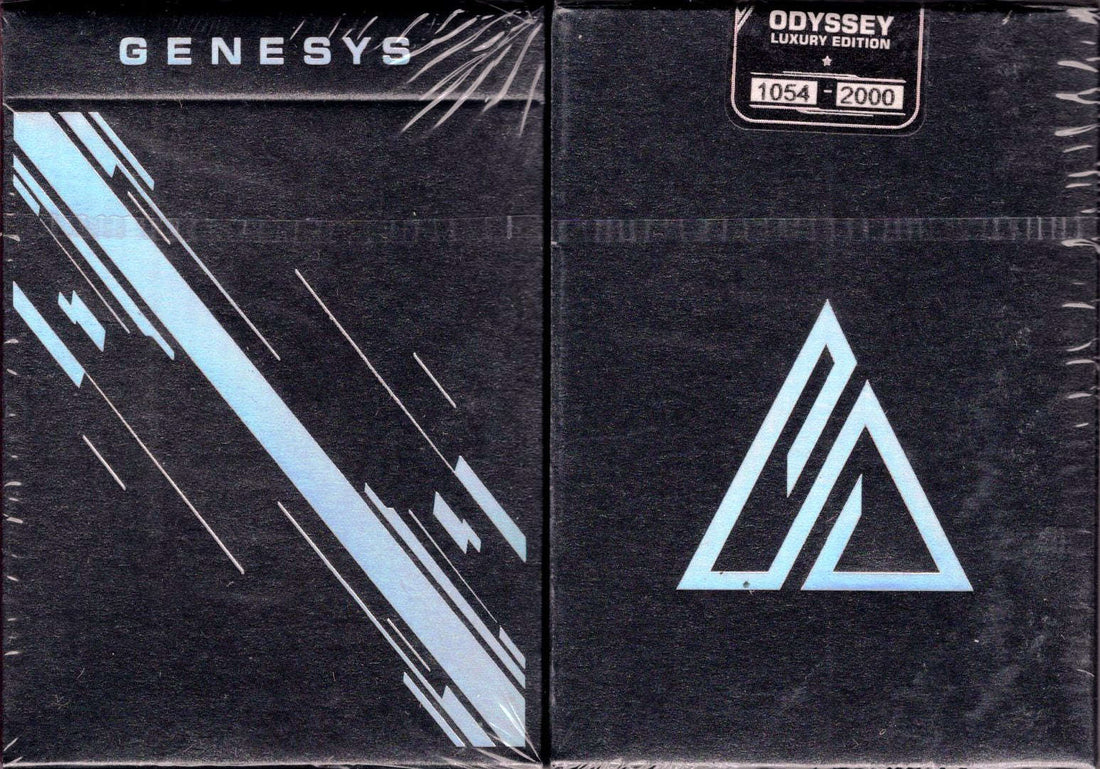 Odyssey Genesys Black Playing Cards TCC – PlayingCardDecks.com