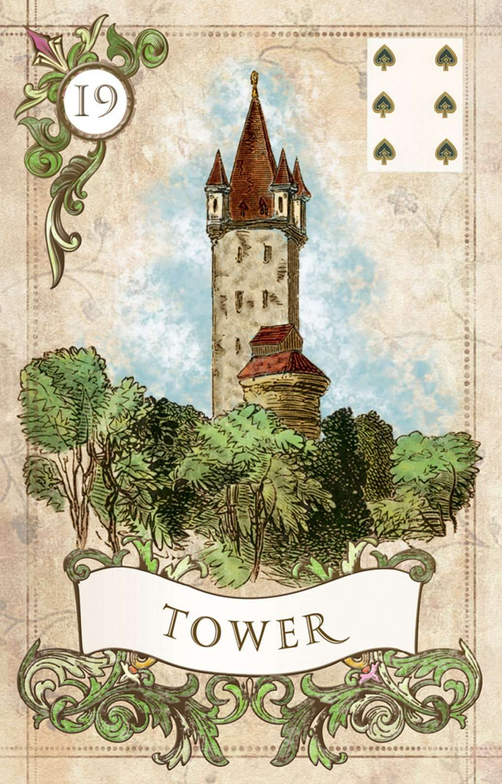 Old Style Lenormand Fortune Telling Cards USGS – PlayingCardDecks.com