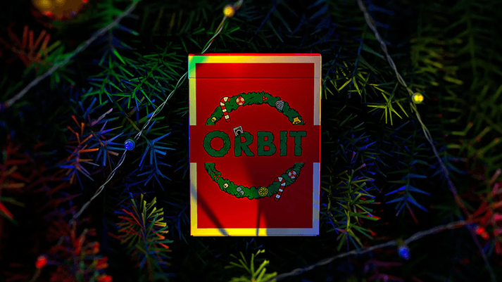 Orbit Christmas v2 Playing Cards USPCC – PlayingCardDecks.com