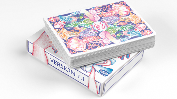 Red Fox v1.1 Purple Playing Cards USPCC – PlayingCardDecks.com