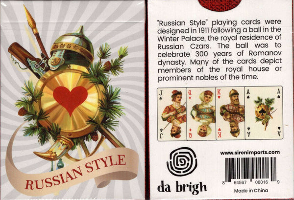 Russian Style Playing Cards da brigh – PlayingCardDecks.com
