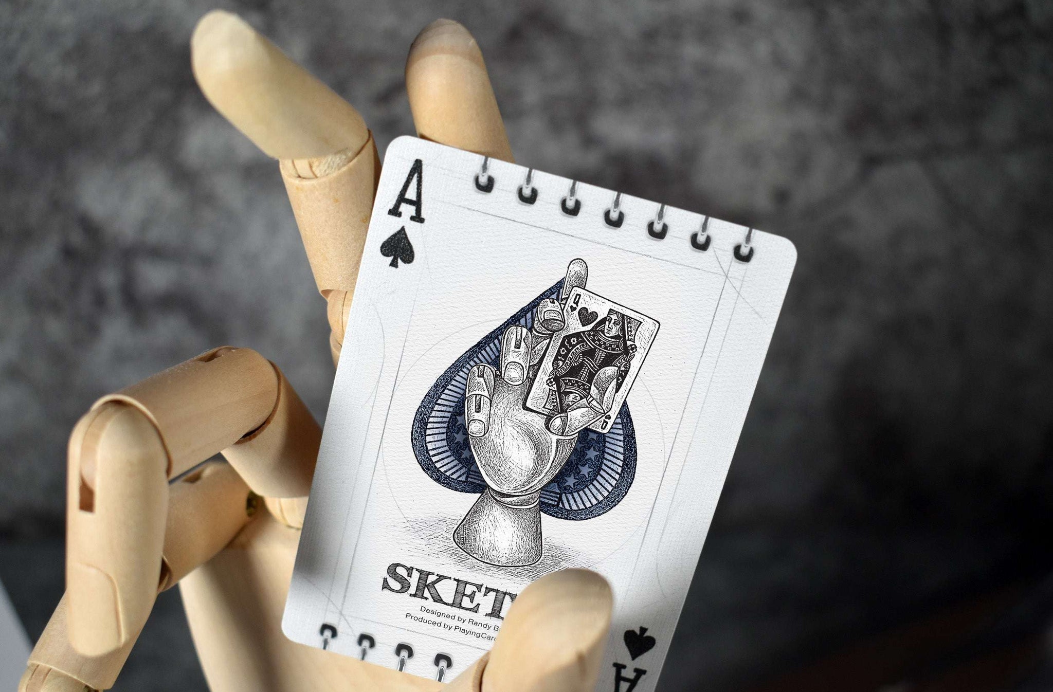 Sketch Bicycle Playing Cards – PlayingCardDecks.com